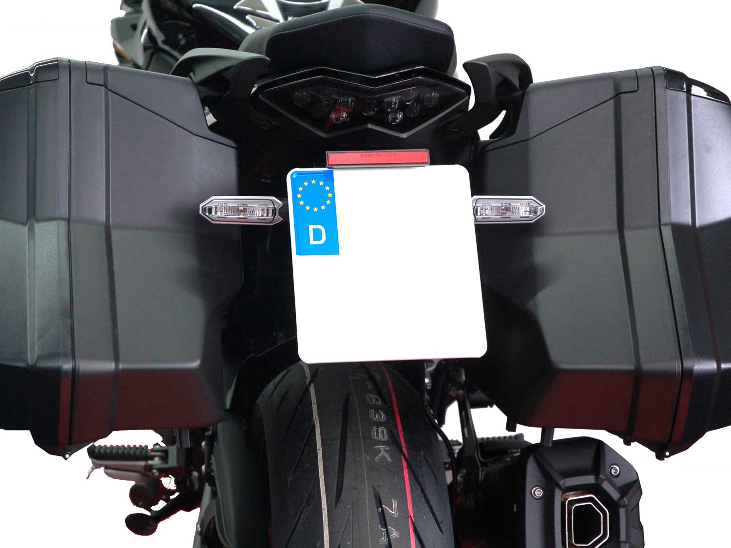 License plate holder IQ4 for Kawasaki Ninja 1000 SX | Ninja 1100 SX ...